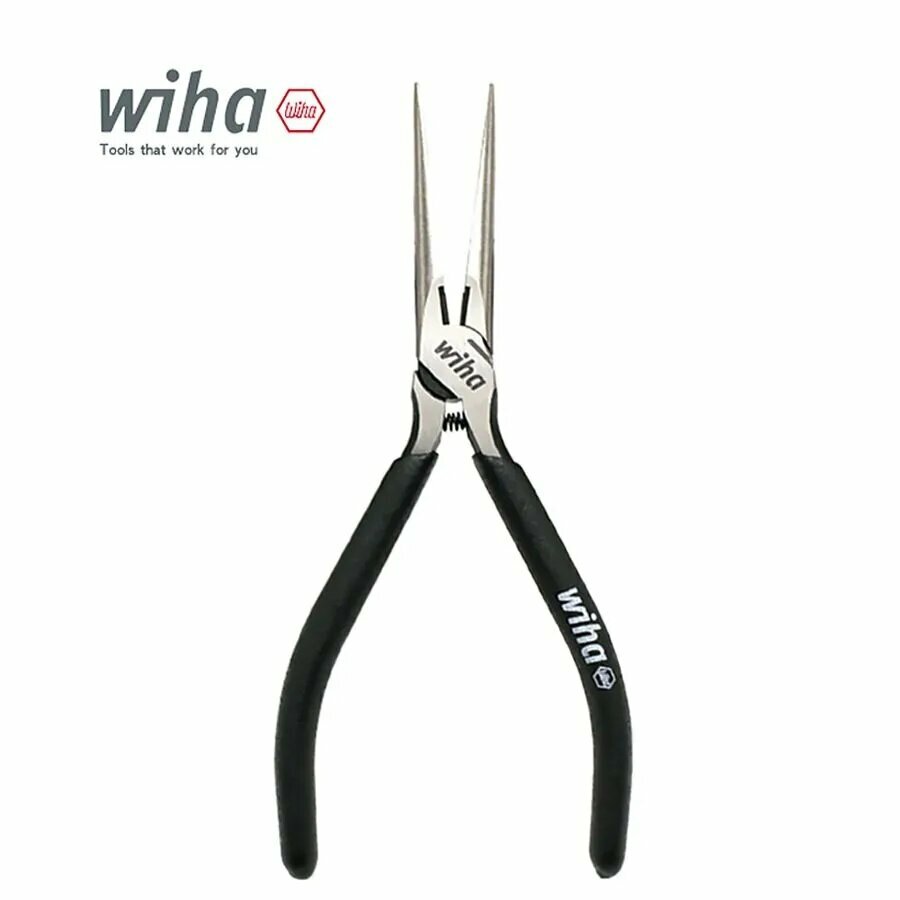 Германия Wiha Плоскогубцы с длинным наконечником с и кусачками для проволоки,6 Дюймов, NO.43533