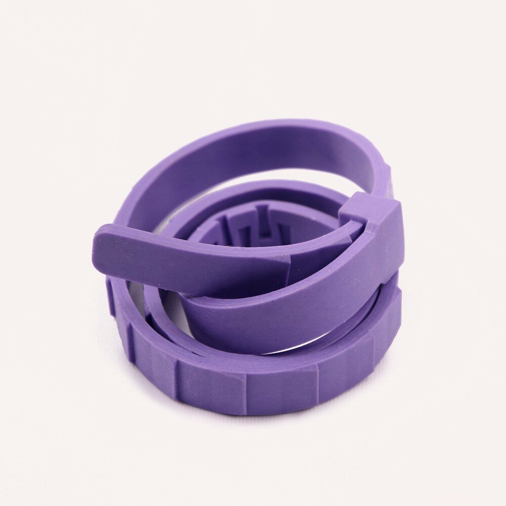 Домашние животные Ошейник от насекомых Собаки Кошки Размер регулируемый ошейник против вшей Фиолетовый_Собака —