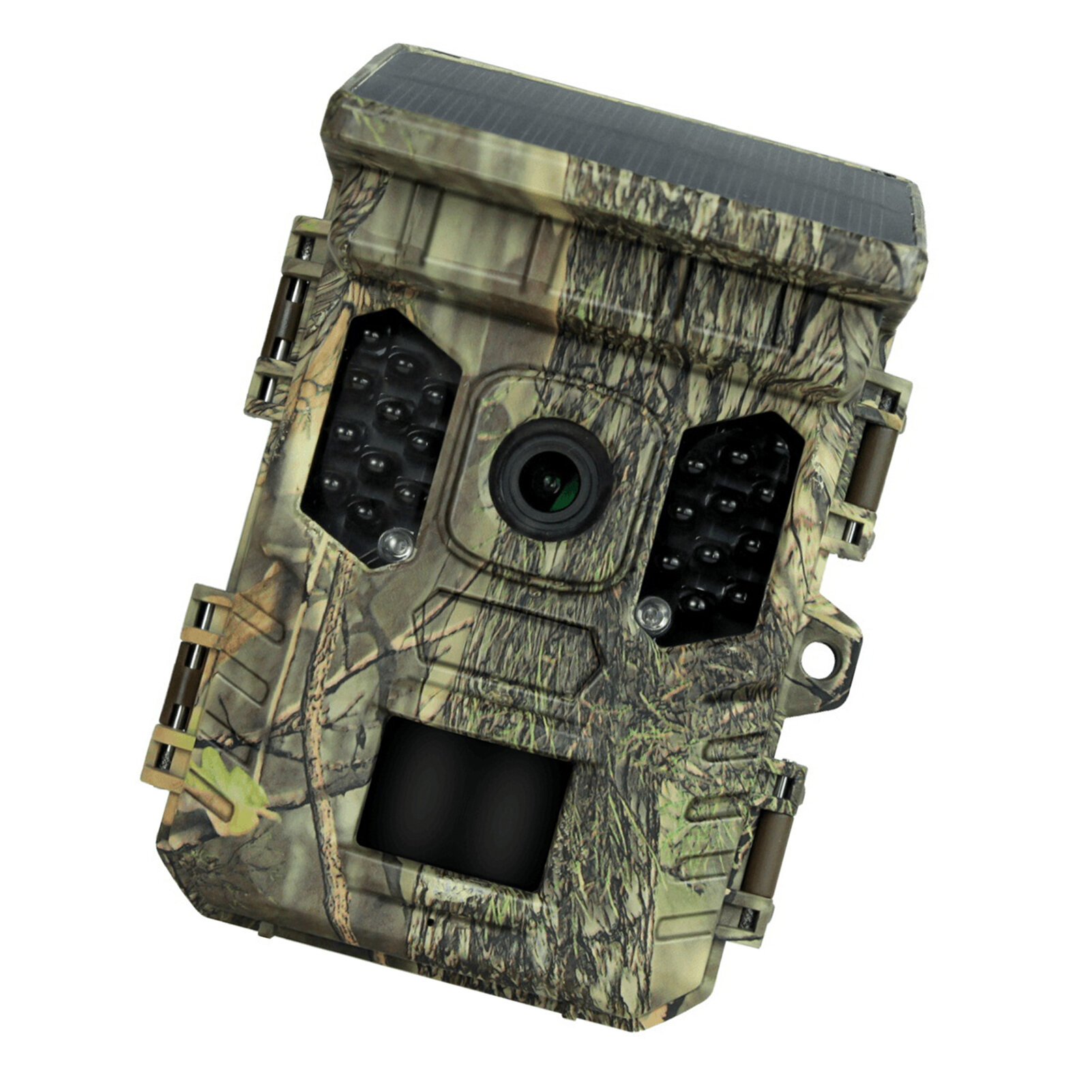 Фотоловушка для диких животных на солнечной энергии, разрешение 4K, Bluetooth, Wi-Fi, поддержка приложения, 64 МП, активация по движению.