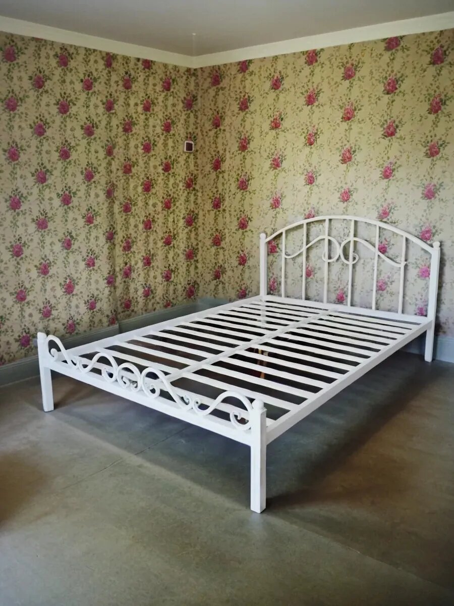 Кровать Loft Mebel "Ариэль", двуспальная, металл, 200 см х 200см