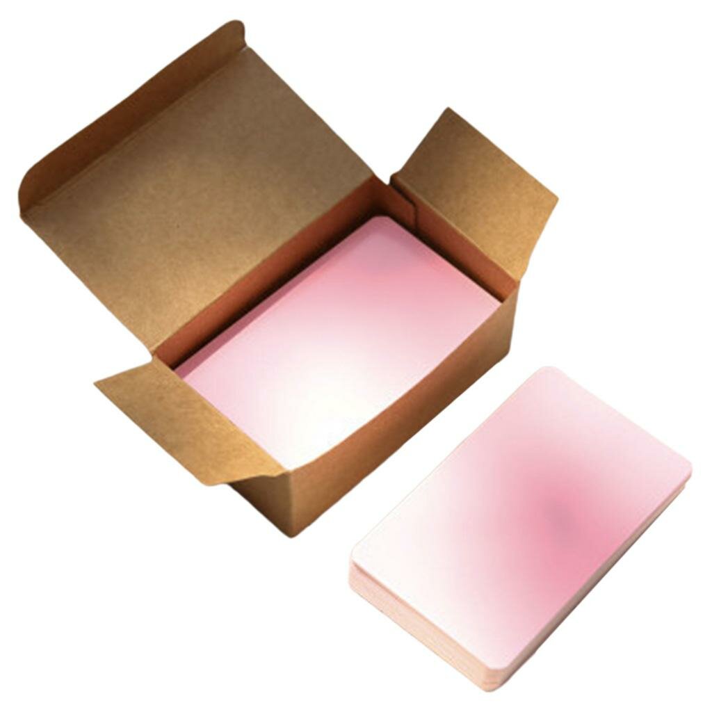 Карточки с пожеланиями на свадьбу, 100 шт, розовый