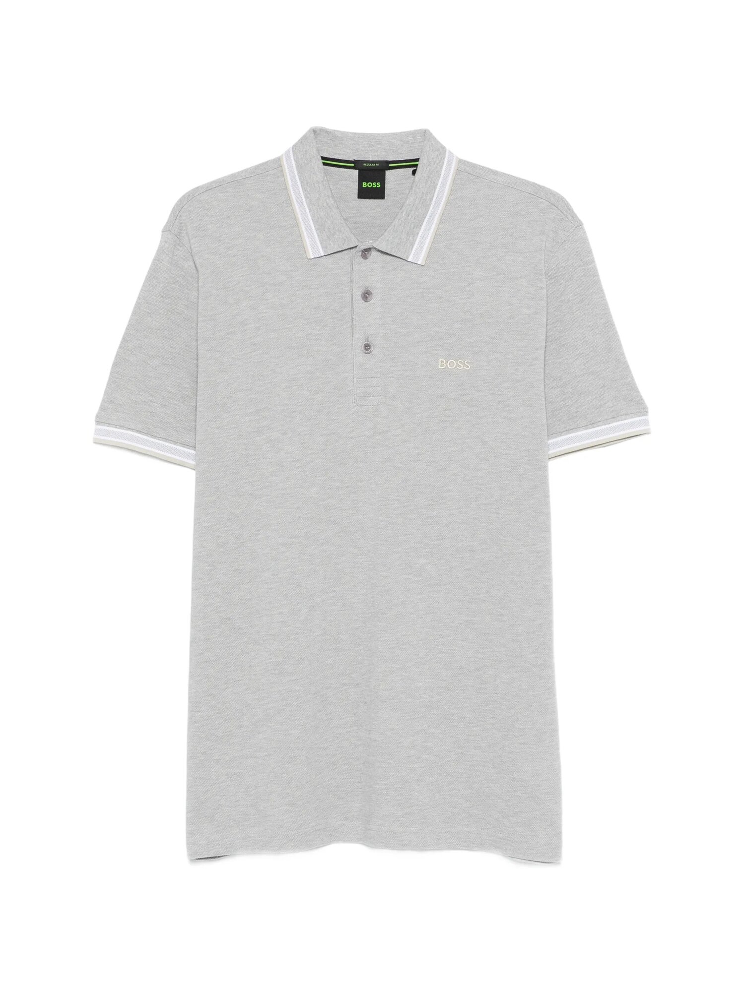 Рубашка Striped-collar polo shirt