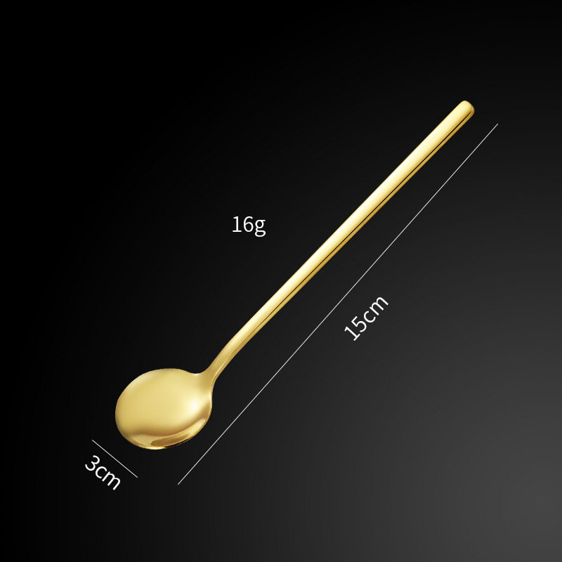 Ложка из нержавеющей стали сакура, различные ложки для перемешивания, листовая ложка, золотая маленькая круглая ложка, короткая ручка, кофейная ложка, длинная ручка, ложка для кружки
