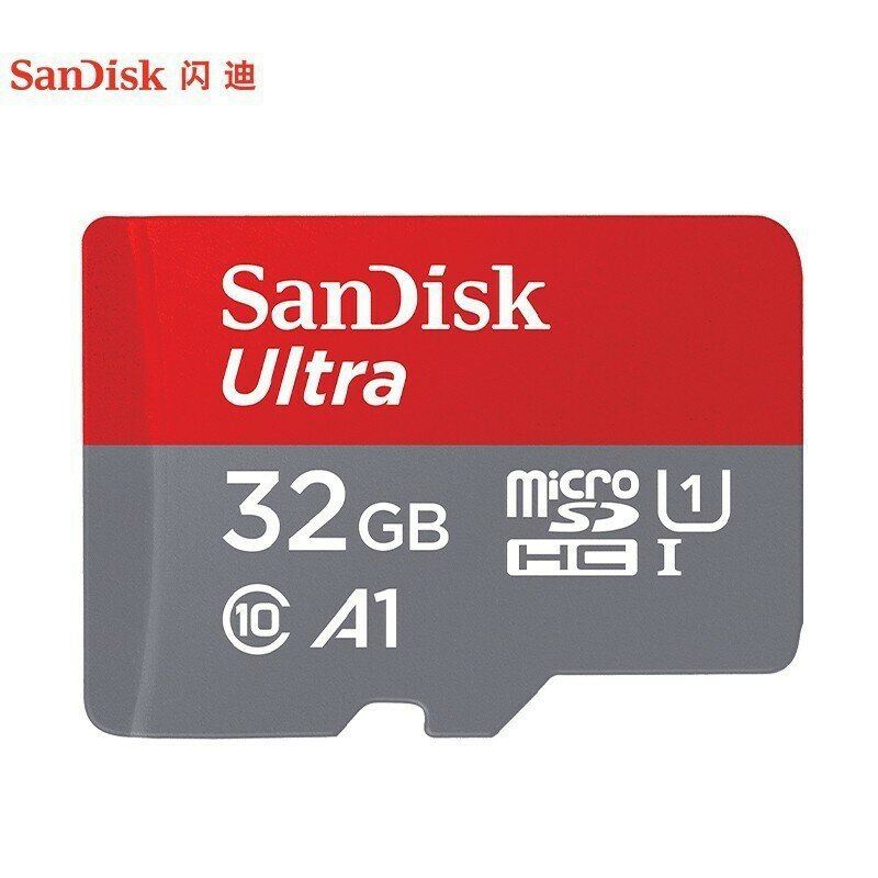 Карта памяти SanDisk TF (Micro-SD) 120 МБ/с, подходит для мониторинга акустики