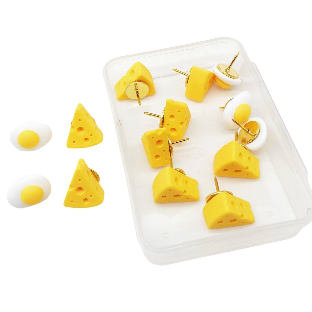 20 шт, кнопки для сыра и яиц, пробковая доска объявлений, канцелярские кнопки, декоративные кнопки для большого пальца