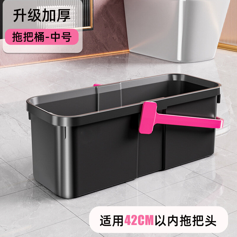 Прямоугольное ведро для швабры, домашнее расширенное ведро для швабры, ведро для отжима воды, одиночное ведро, пластиковое ведро для швабры, ведро для швабры для пола