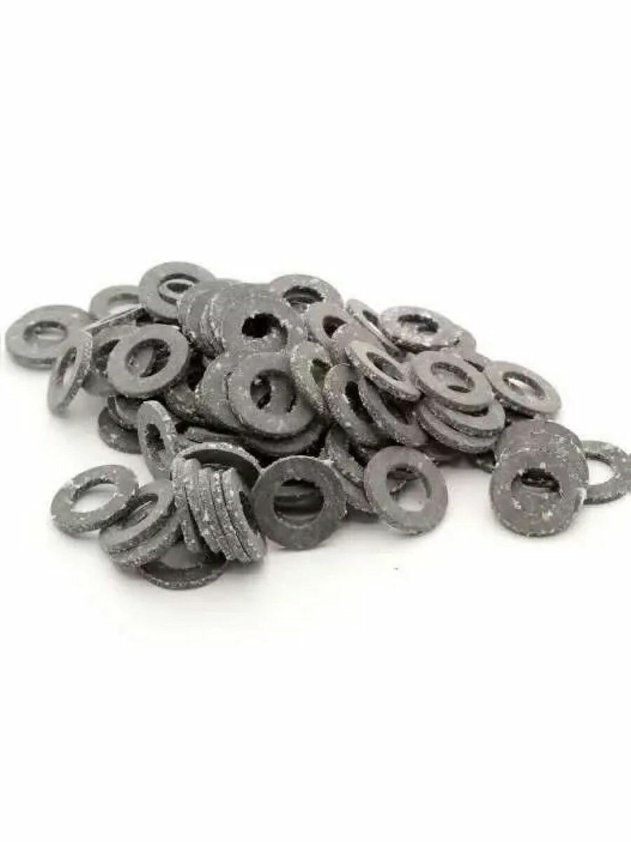 Прокладка паронитовая 1.1/2" 54х42х2 мм для ниппелей и заглушек чугунных радиаторов (50 шт.)