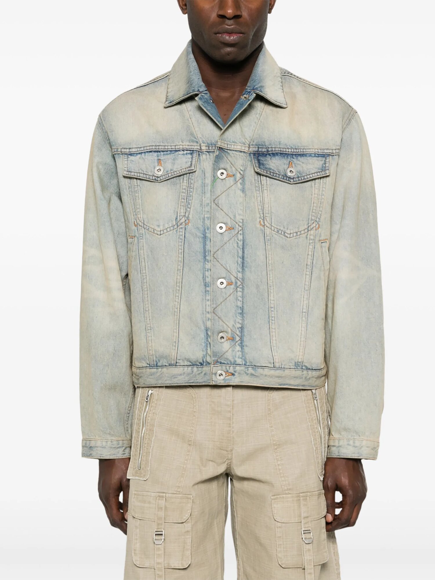 Куртка джинсовая KENZO Drawn Varsity, размер M, синий — фото 1