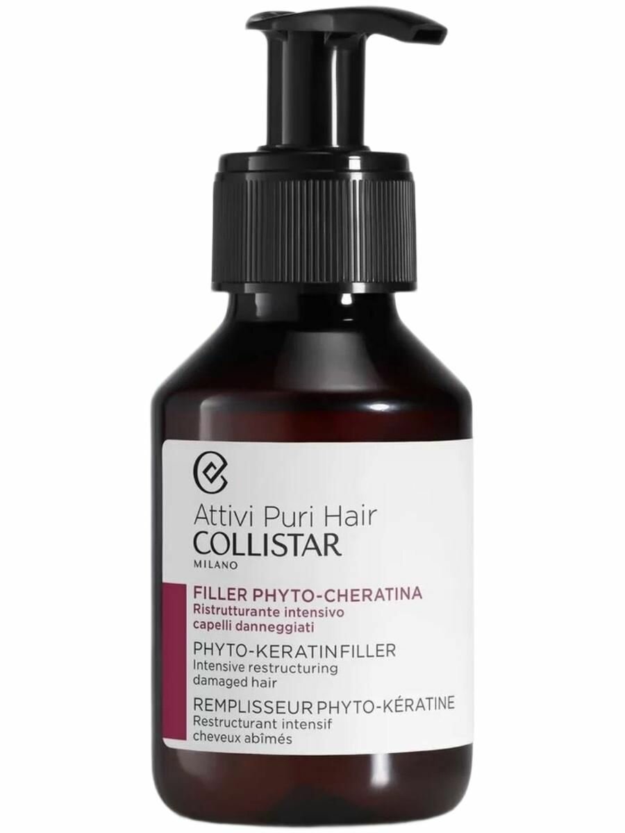 Collistar Attivi Puri Филлер для восстановления волос с фито-кератином 100 мл