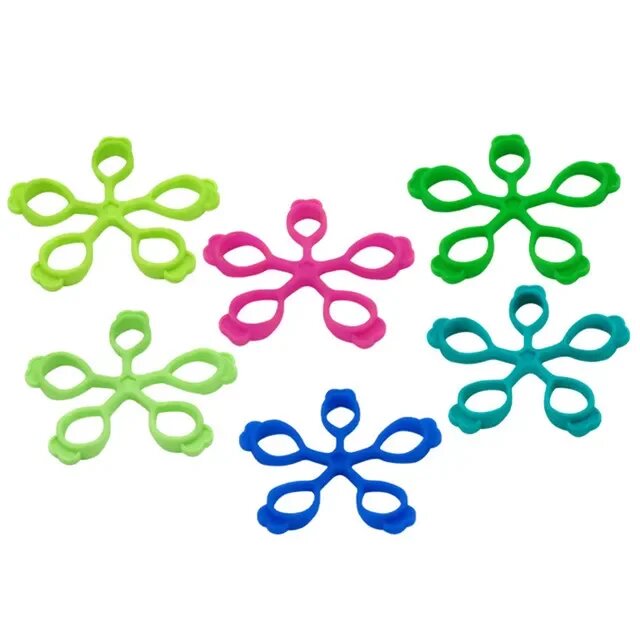 Силиконовый расширитель для пальцев, усилитель для рук, силовой тренажер для артрита, запястного туннеля, гитара и скалолазание