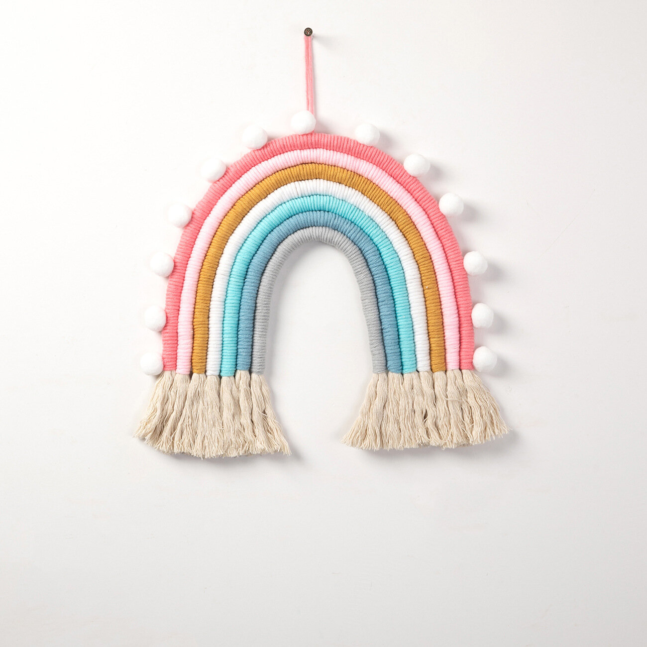 Настенное панно в скандинавском стиле, цветное, радужное, для детской комнаты, домашний декор