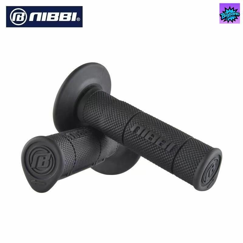 Эксклюзивные грипсы NIBBI Racing черные для мотоцикла питбайка скутера мопеда/1 пара в упаковке.