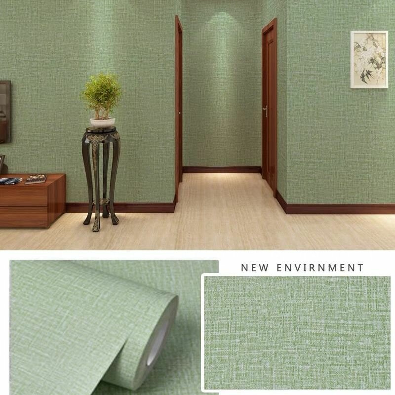 Самоклеящиеся обои, водонепроницаемые, утолщенные, с текстурой мешковины, наклейки на стену для спальни, гостиной, домашние самоклеящиеся обои, наклейки на стену, декор стен