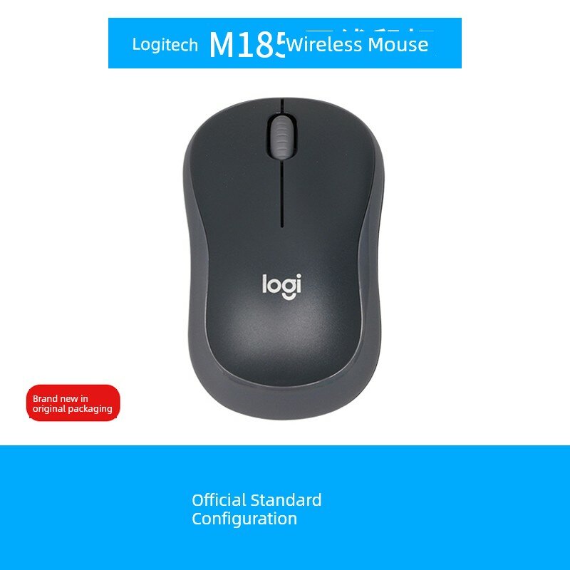 Беспроводная мышь SF Logitech m185/m186 для офисных компьютеров, универсальный USB, портативная, компактная, новая, для