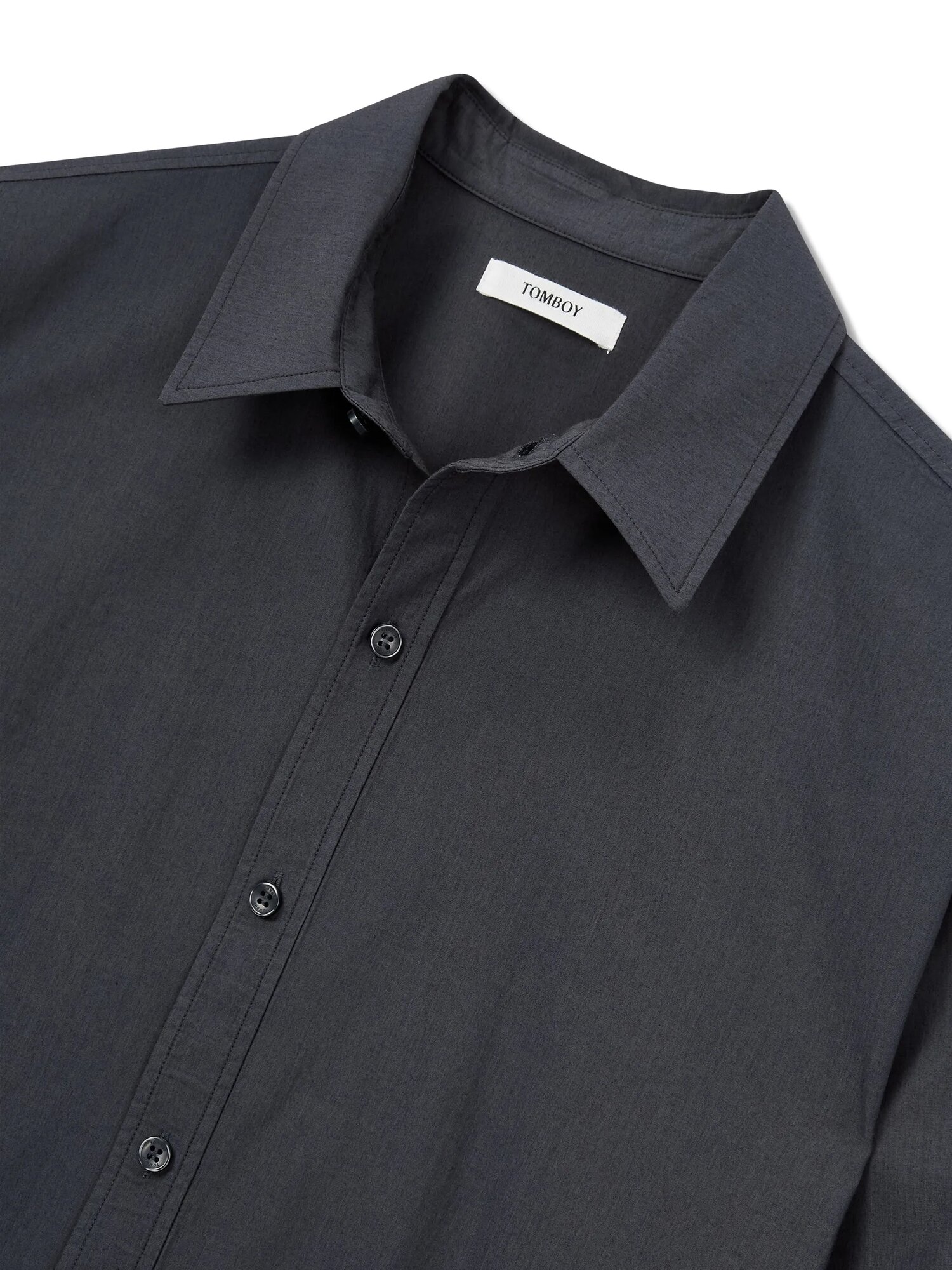 Рубашка STUDIO TOMBOY Buttoned shirt, размер M, серый — фото 1