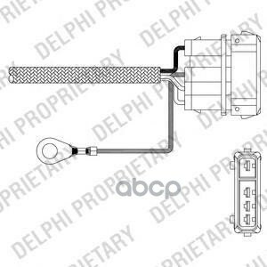 Лямбда-зонд Cefiro, Maxima QX, Pathfinder, QX, Terrano, Cordoba, Ibiza, Toledo, Corrado, Golf, Golf Cabrio, G шт. Delphi арт. ES11010-.