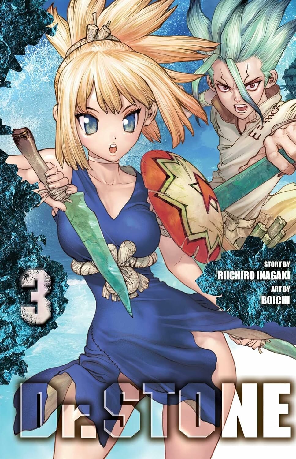 Манга Доктор Стоун (Dr. Stone). Vol. 1-27. ( Riichiro Inagaki . Boichi )