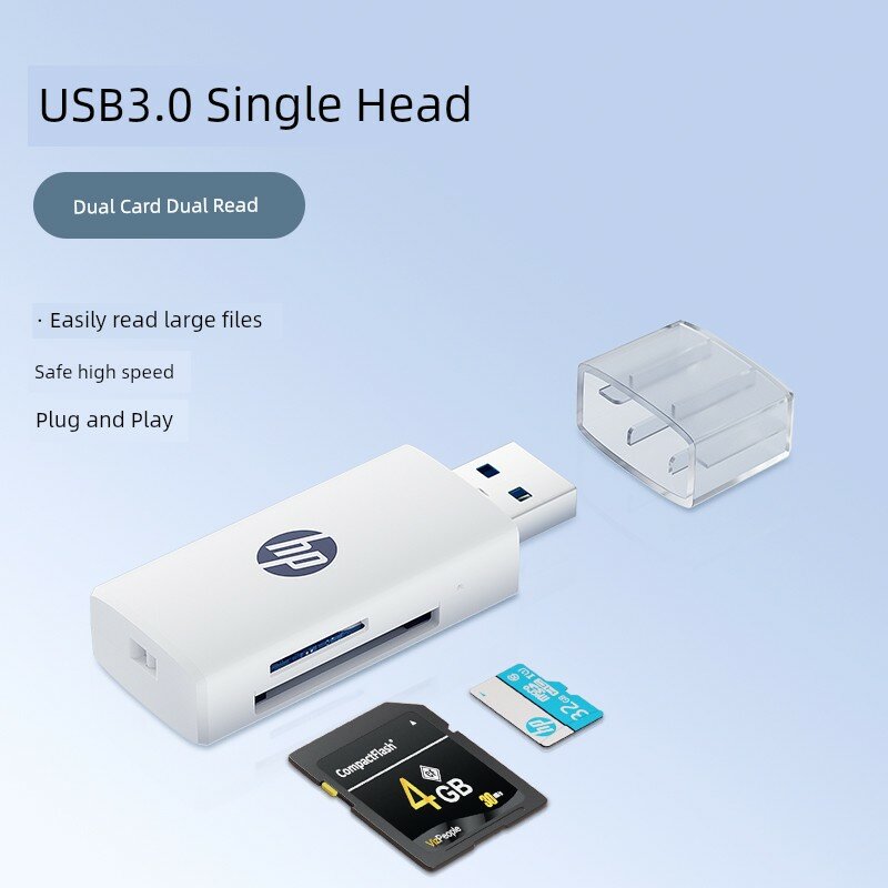Камера-кардридер HP, SD-карта, TF-карта, двойное назначение, USB 3.0, высокоскоростное чтение, конвертер CCD,
