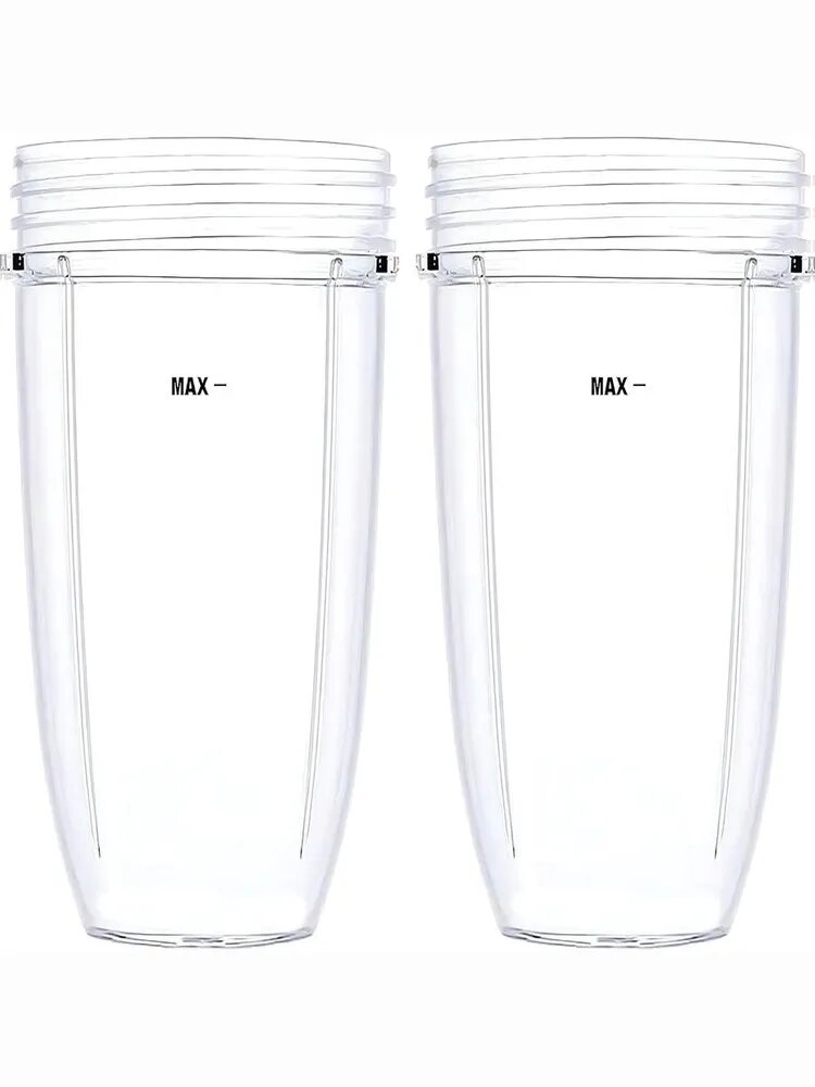 ACDANC Набор из 2-х чаш для блендера 18oz с запасными частями, совместим с NutriBullet 600W и 900W