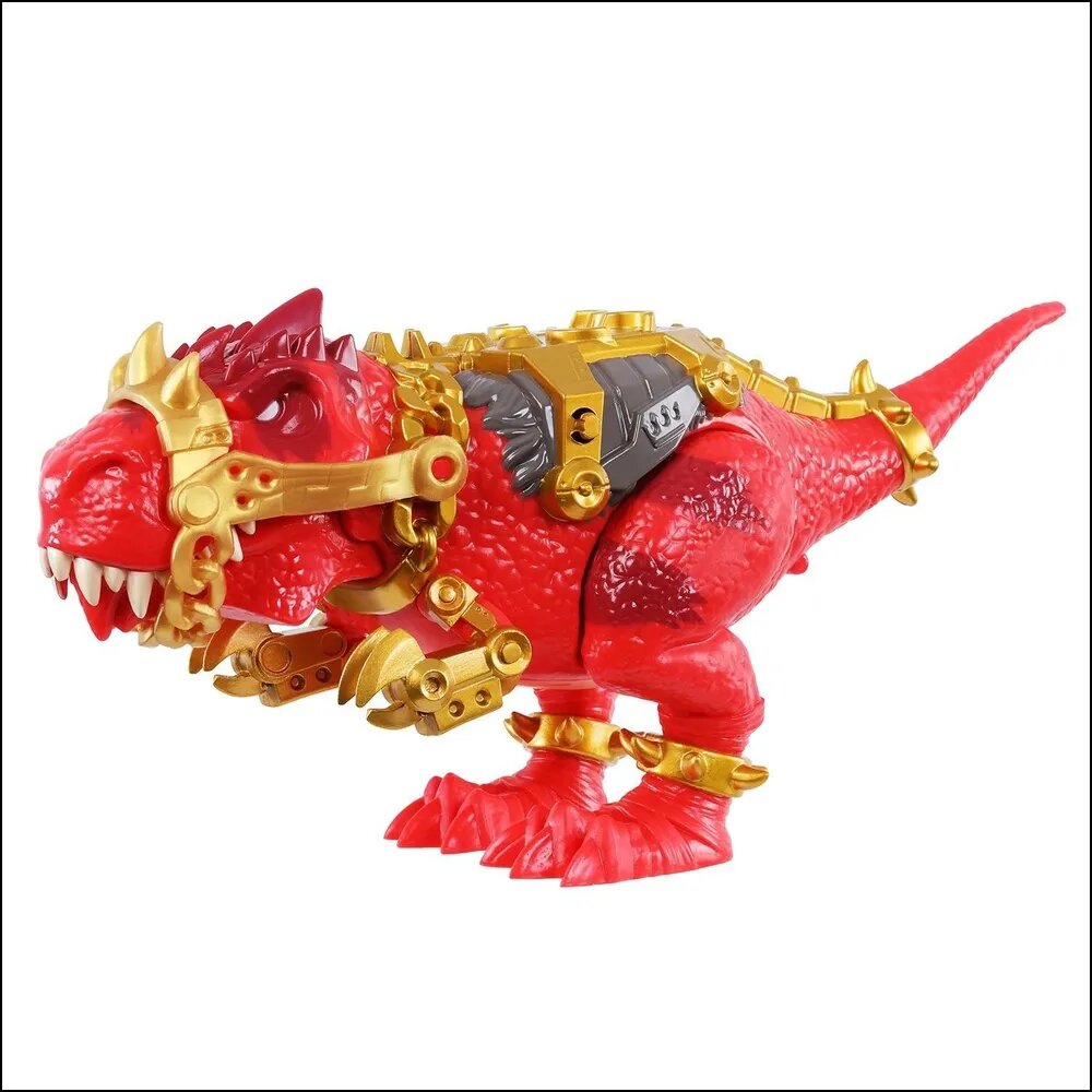 Treasure X Dino Gold Фигурка с эксклюзивным охотником и сокровищами, 2 фигурки из ABS пластика — фото 1
