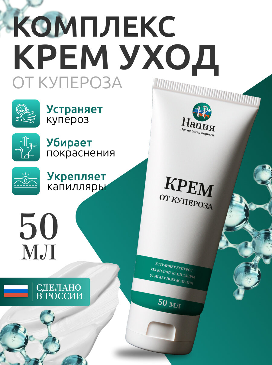 Крем от купероза и розацеа для лица Нация