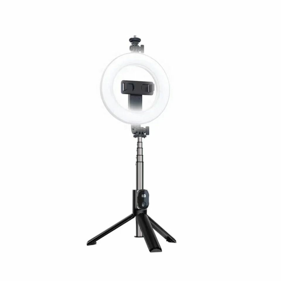Селфи-палка P20D, LED-лампа, 2D, поворотная головка, до 78 см