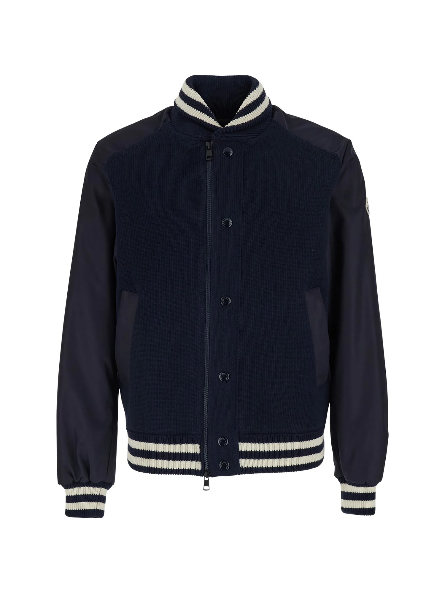 Куртка Striped-trim panelled jacket