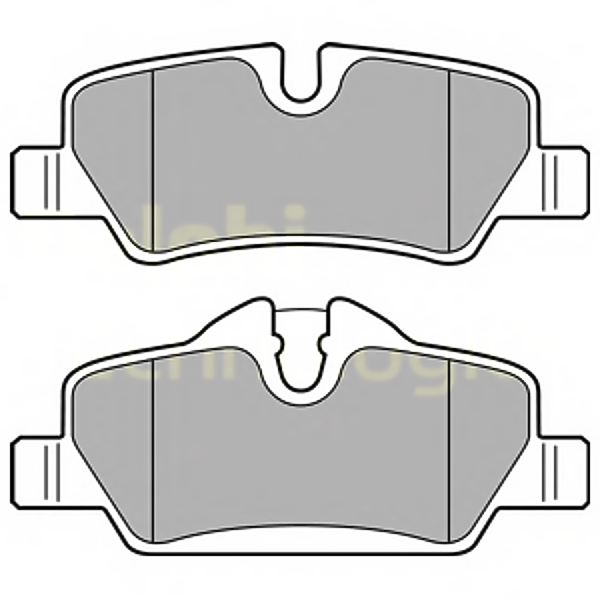 DELPHI LP2762 (34216861641) колодки тормозные дисковые , cooper, one