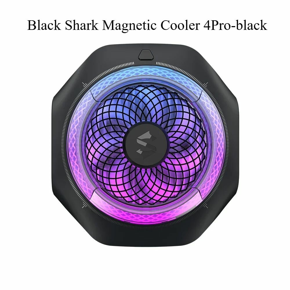 Black Shark Magnetic Cooler 4Pro Радиатор мобильного телефона RGB Light Super Heat Dissipation Light Бесшумный для прямой трансляции iPhone Android
