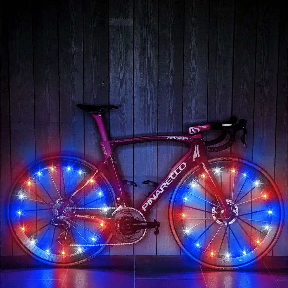 Ночное освещение велосипеда, декоративная светодиодная панель RGB, полноцветное сетевое освещение