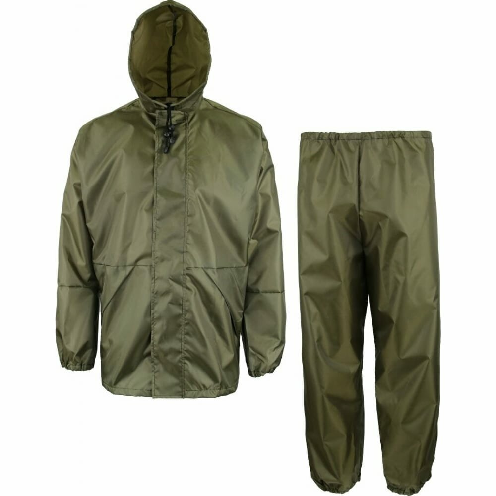 Влагозащитный костюм элементаль Raincoat хаки, р.56-58 ВВЗ-004-56/58-х 4680025251371, резиновая