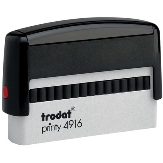 Оснастка для штампа Trodat размер оттиска 70х10 мм, синий, 4916 P4, подушка в комплекте, 52908