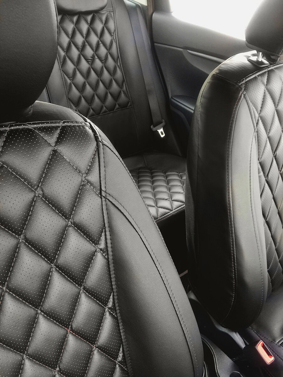 Чехлы для сидений Рено Логан 2 / Рено Сандеро SW 2, годы выпуска с 2018 по настоящее время.