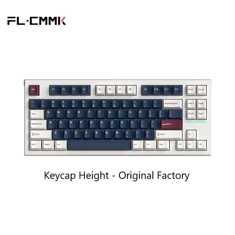 FL·ESPORTS FL750 83-клавишная механическая клавиатура Garteron yellow, Mech