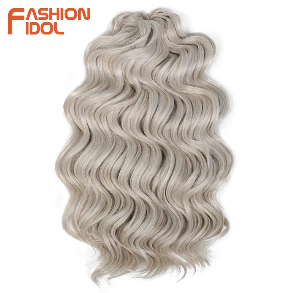 FASHION IDOL Вязаные косы омбре радуга 16 дюймов