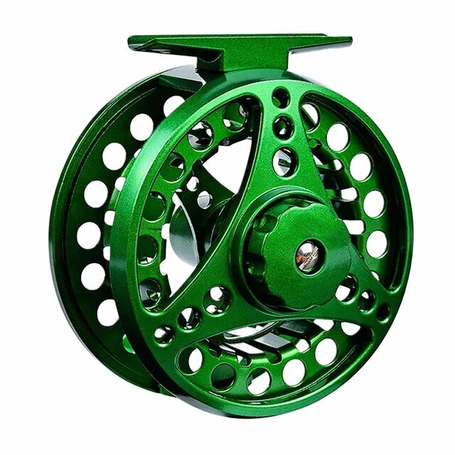 FANGBLUE Катушка для нахлыста алюминиевая 3/4 5/6 7/8 WT 2+1BB Зеленый, Серия 5000, Green