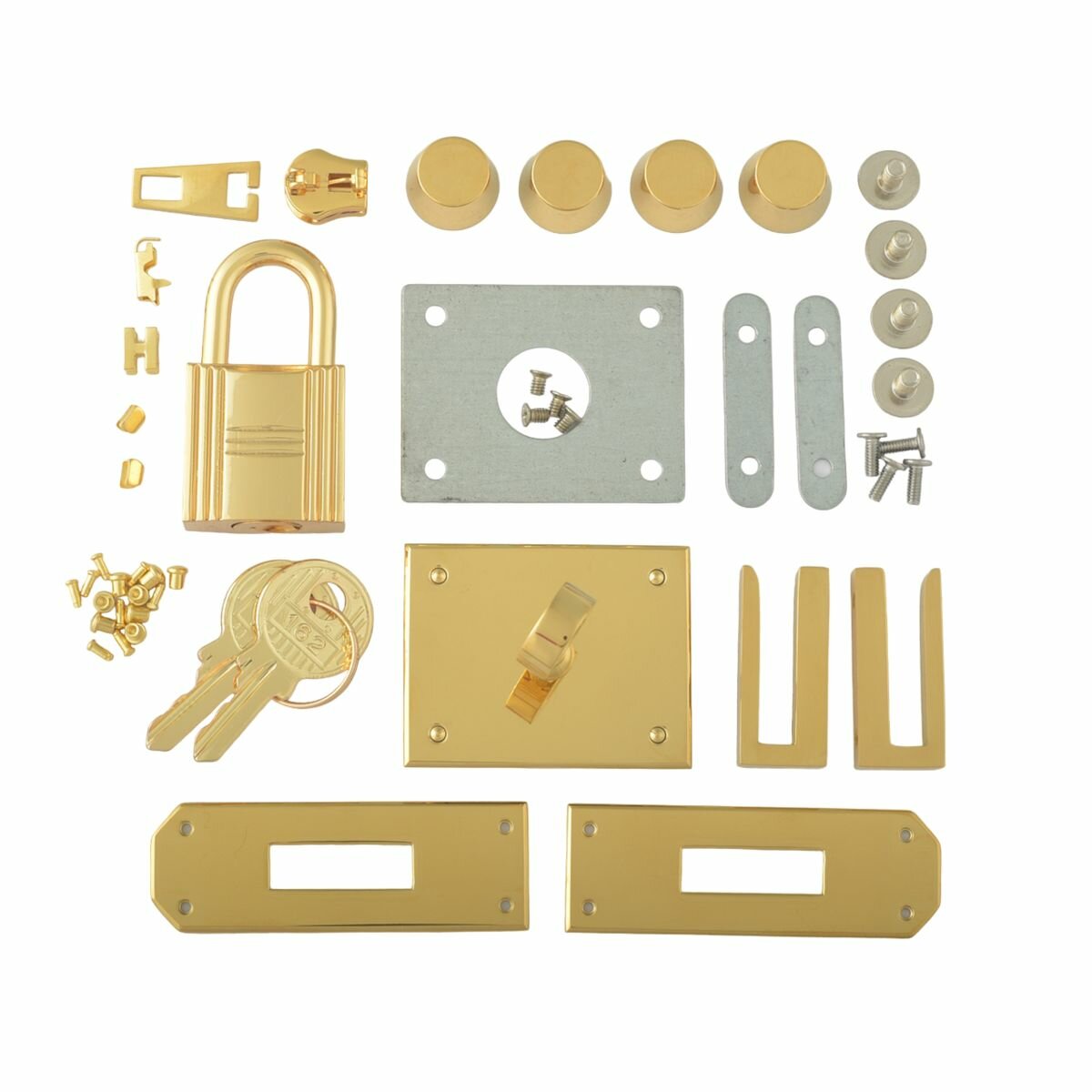 Комплект PRO фурнитуры для сумки Birkin (золото)