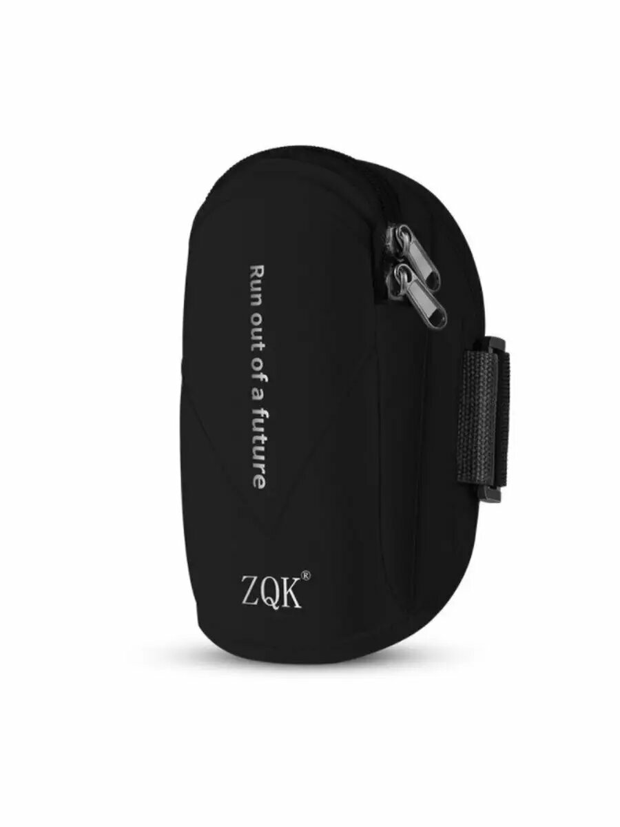 Спортивный чехол для телефона на руку черный 1