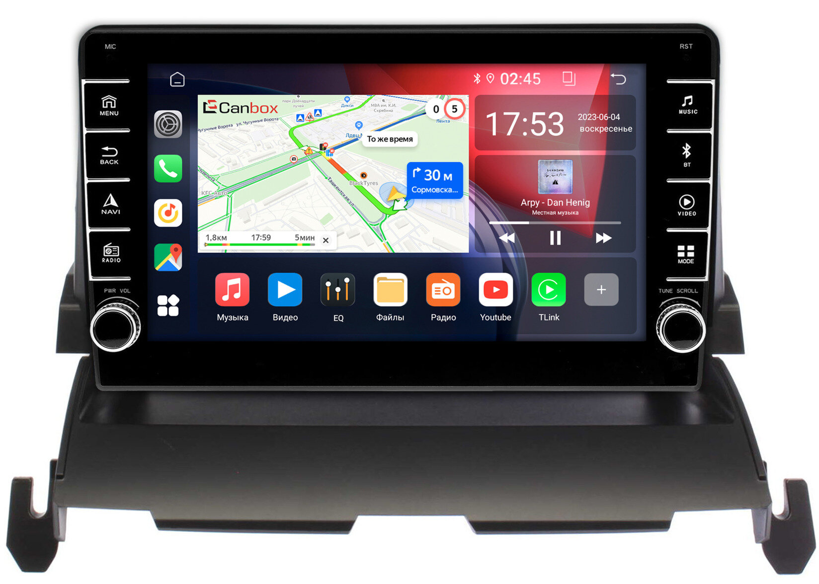 Штатная магнитола Canbox BGT9-1169 для Dodge Journey 2007-2011 2/32 Android 10 (IPS, DSP, CarPlay)