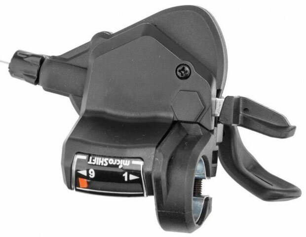 Шифтер MICROSHIFT TS38-9R, трос 2050 мм