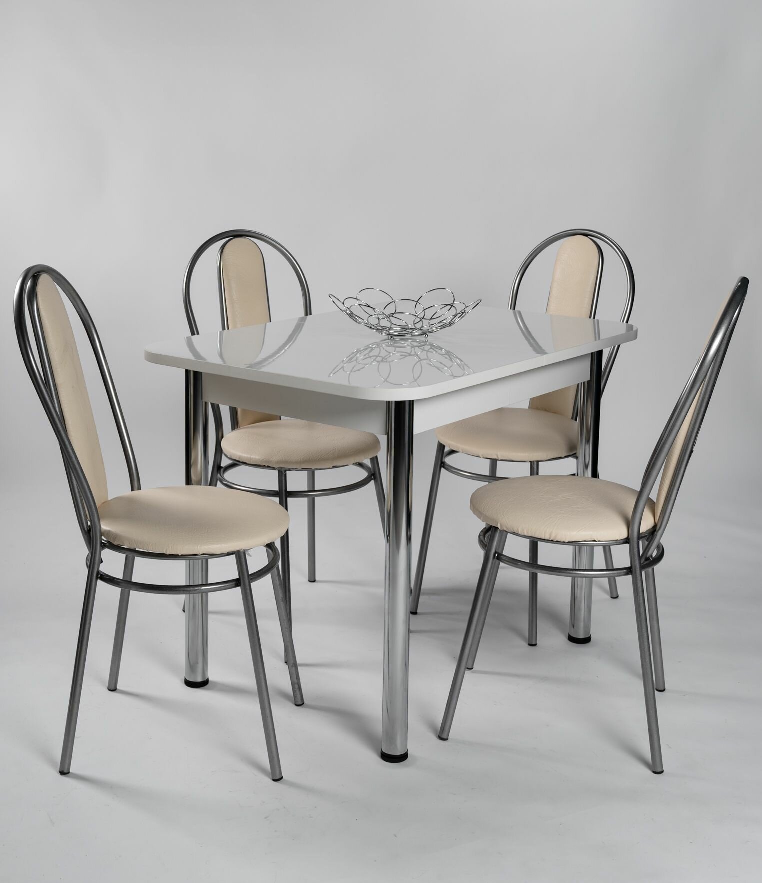 Обеденная группа Ритм/Венские Белый/Молочный