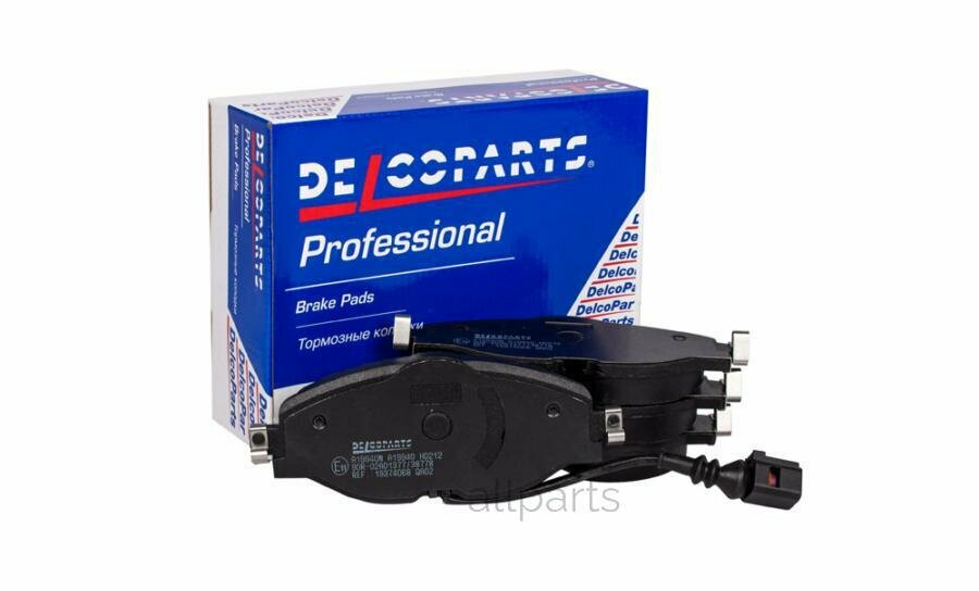 DELCOPARTS 19374068 Колодки тормозные передние VW PASSAT