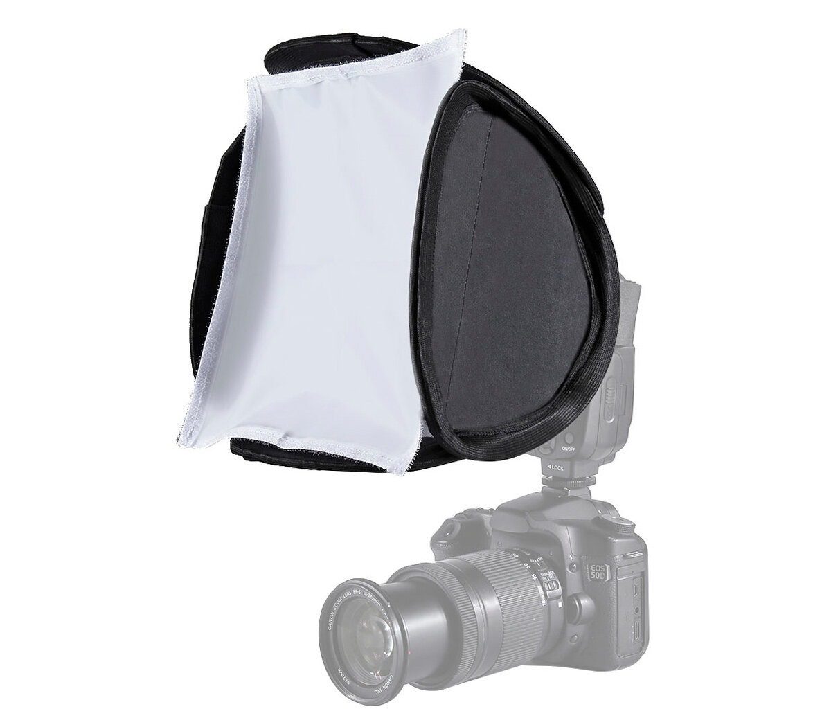 Софтбокс Puluz PU5123 для накамерной вспышки, 23х23 см