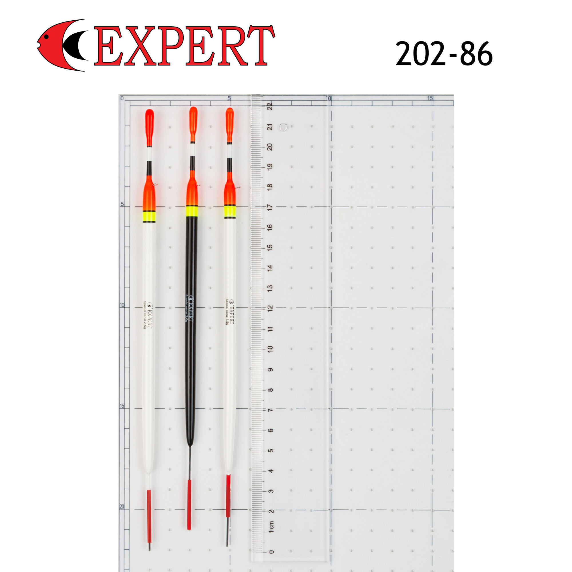 Поплавок EXPERT 202-86-020, 21см, 2г. мультиколор, для течения, оригинал