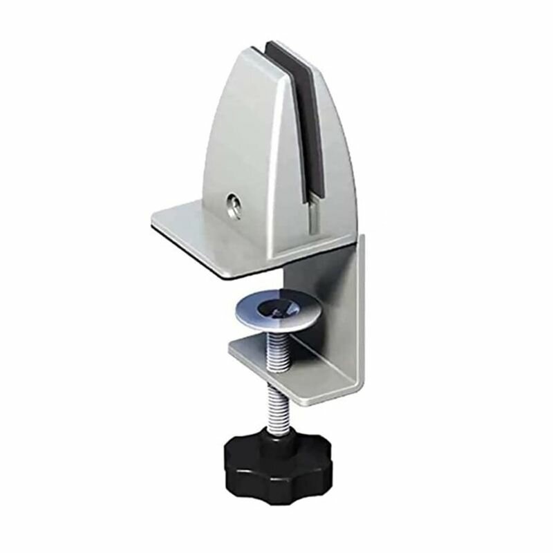 Панель конфиденциальности из алюминиевого сплава, зажим для экрана, регулируемая перегородка, разделительный кронштейн стола, утолщенный C-образной формы