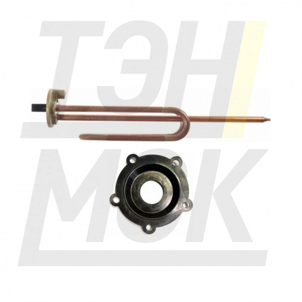 Комплект ТЭН 2 кВт (2000 Вт) RCF для водонагревателя Ariston, Thermex, под анод М6 + прокладка, 30271K2