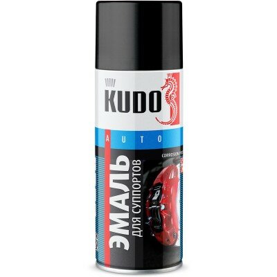 Эмаль для суппортов KUDO KU5214 черная, 520 мл