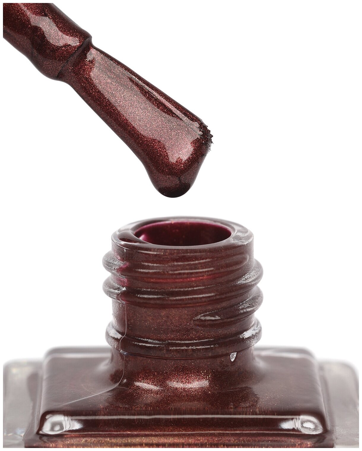 Ультрастойкий лак с гелевым эффектом, EMI, Gel Effect Сандаловое дерево №158, 9 мл.