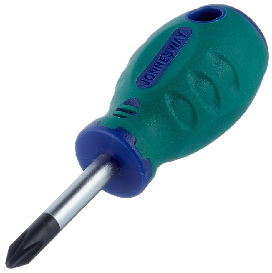 Отвертка крестовая PH2 38 мм Jonnesway Anti-slip grip (D71P238)