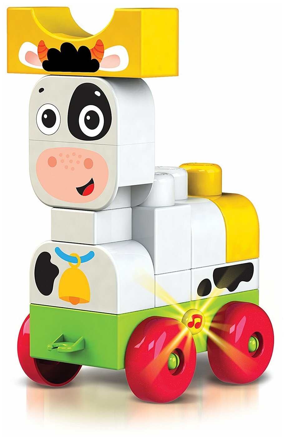 Конструктор Азбукварик Коровка, Talky Blocks кнопочка 2819